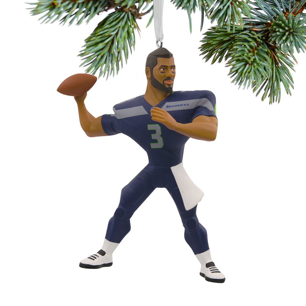 Hallmark NFL Seattle Seahawks Russell Wilson Christmas Ornament ...