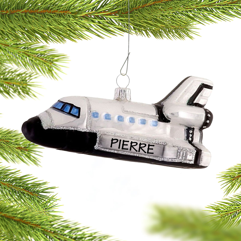 Personalized Space Shuttle Christmas Ornament - Personalized Christmas ...