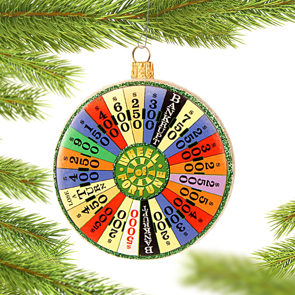 Wheel of Fortune Christmas Ornament - Personalized Christmas Ornaments ...