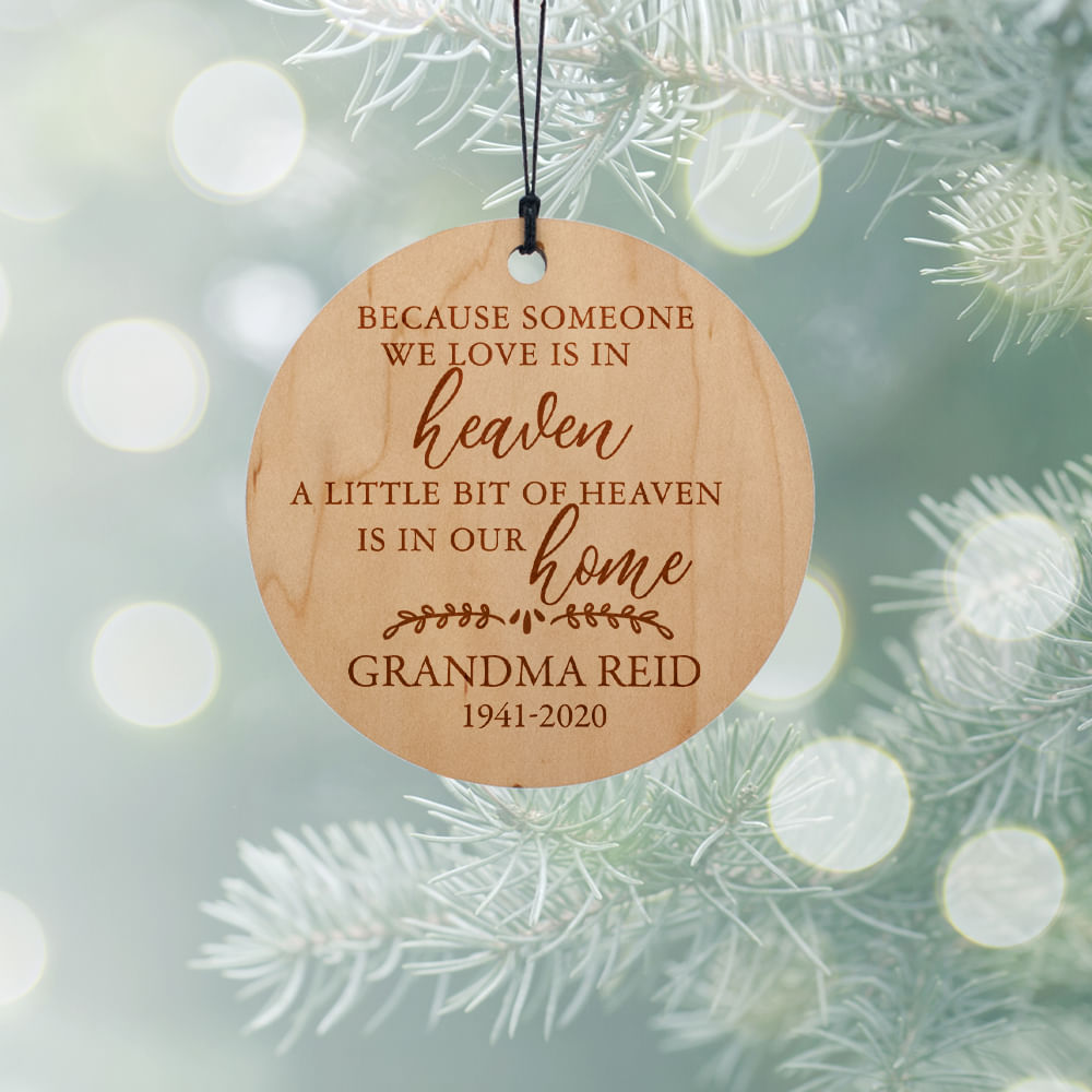 Personalized Memorial Christmas Ornament - Personalized Christmas ...