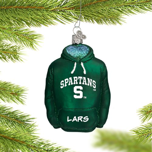 Michigan State University Personalized Christmas Ornaments