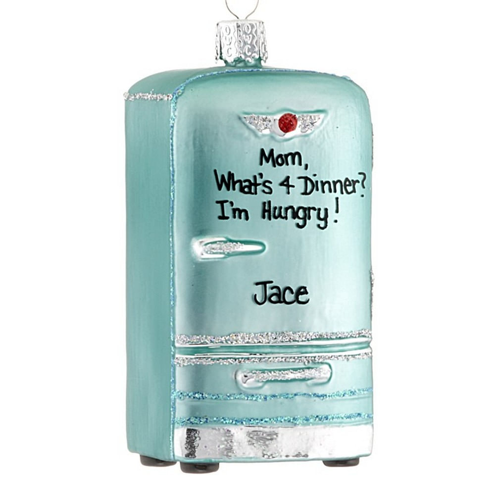 Personalized Retro Fridge Christmas Ornament - Personalized Christmas ...