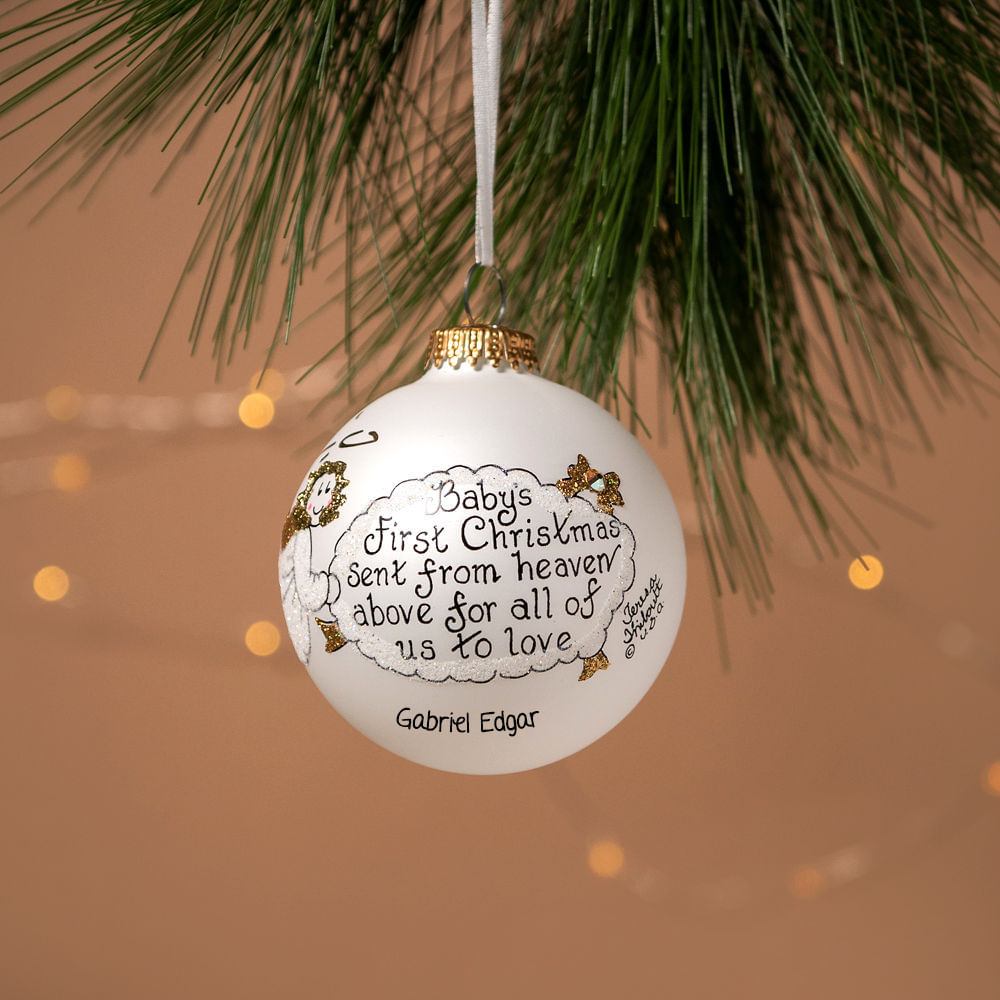 Personalized Baby Christmas Ornament - Personalized Christmas Ornaments ...