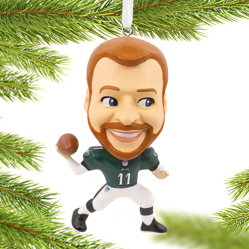 Hallmark NFL Philadelphia Eagles Carson Wentz Christmas Ornament ...