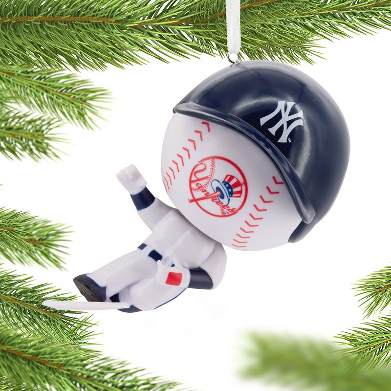 MLB Bouncing Buddy Sliding New York Yankees Christmas Ornament ...