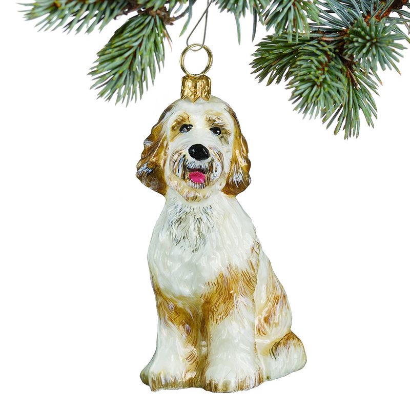 Glass Goldendoodle Christmas Ornament Personalized Christmas Ornaments Ornament Shop