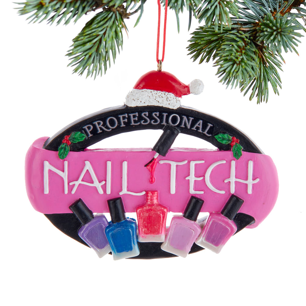 Personalized Professional Nail Tech Christmas Ornament - Personalized ...