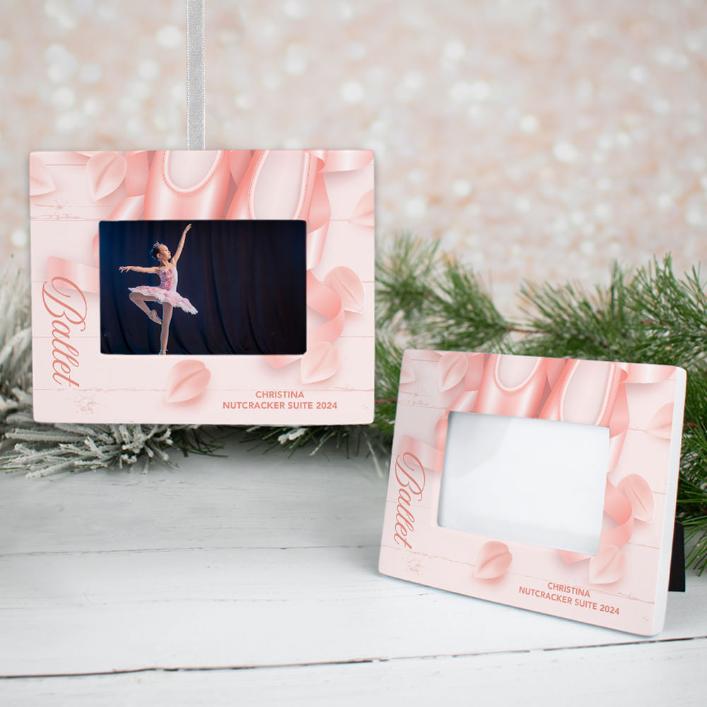 Personalized Ballet Picture Frame Photo Ornament - Personalized ...