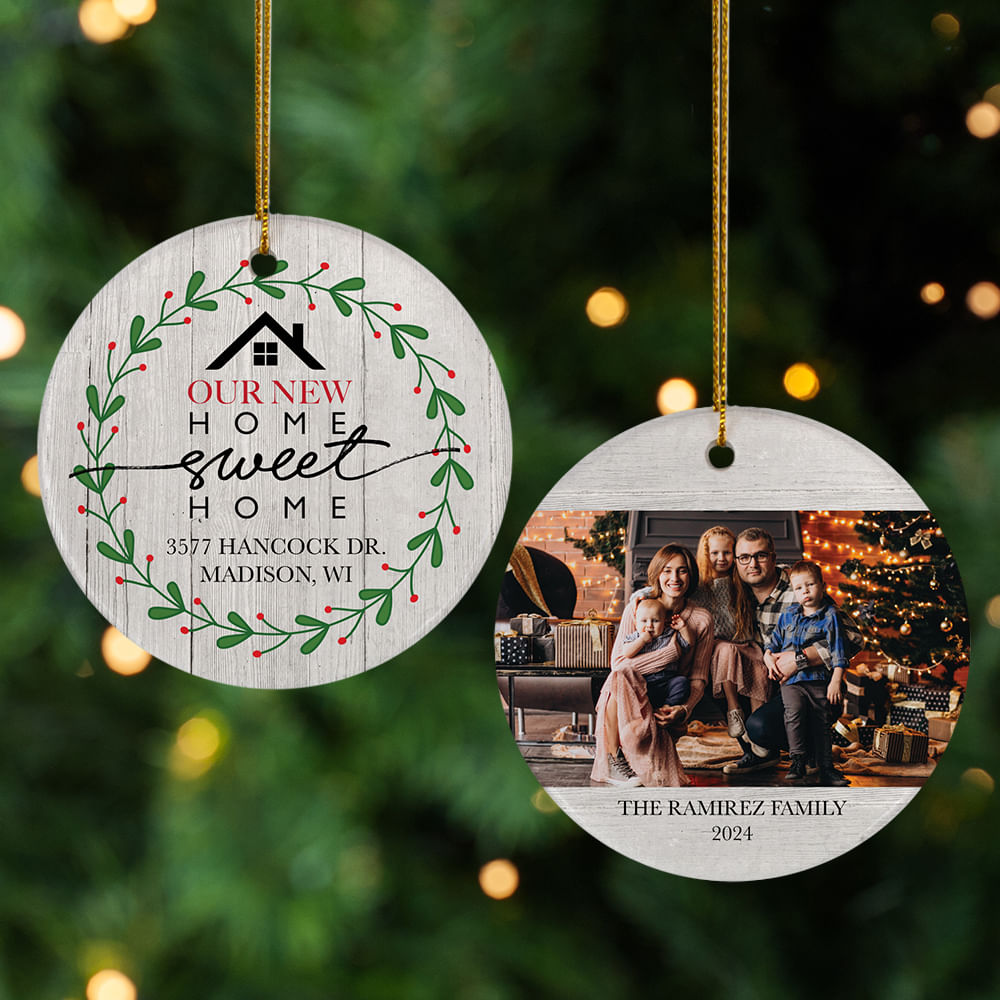 Personalized Our New Home Christmas Ornament - Personalized Christmas ...